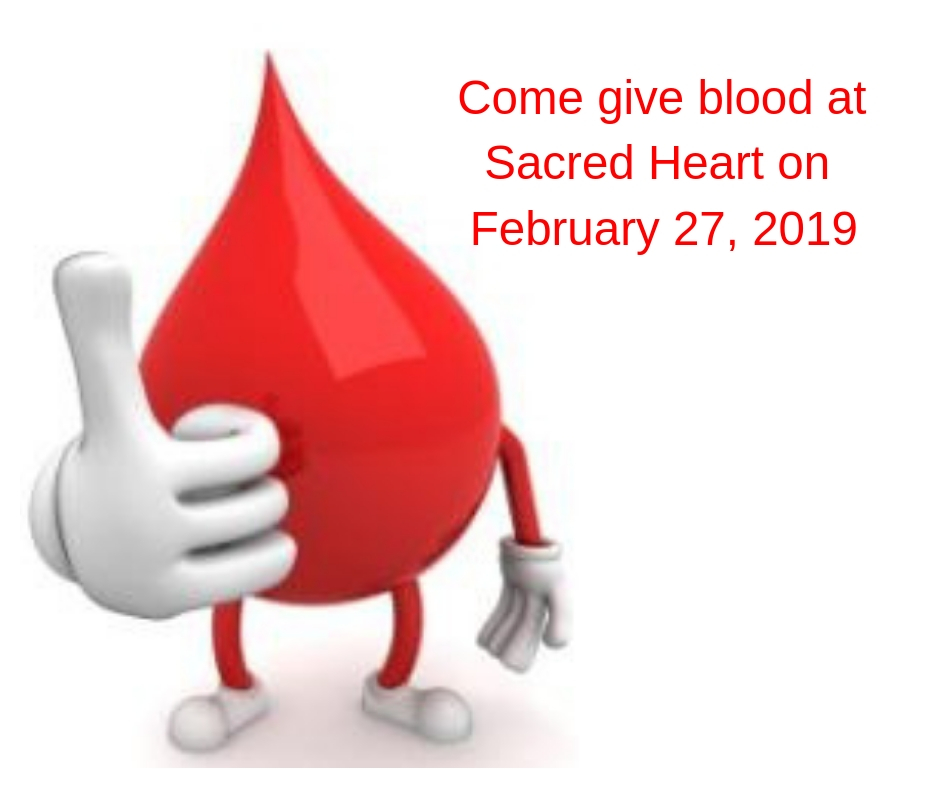Donate Blood! Sign Up Today - 14 Open Spots! - Sacred Heart ...