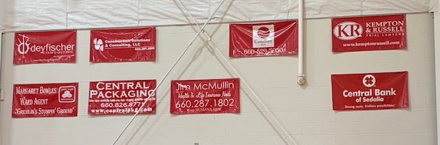 Booster Club Banners in the GYM - Sacred Heart School - Est. 1882Sacred ...