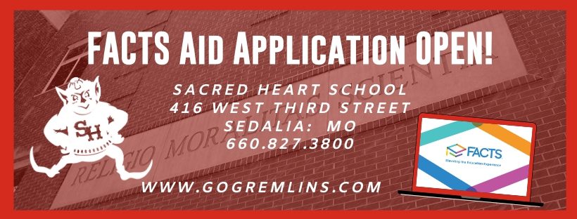 FACTS Aid Application Window Now Open - Sacred Heart School - Est ...