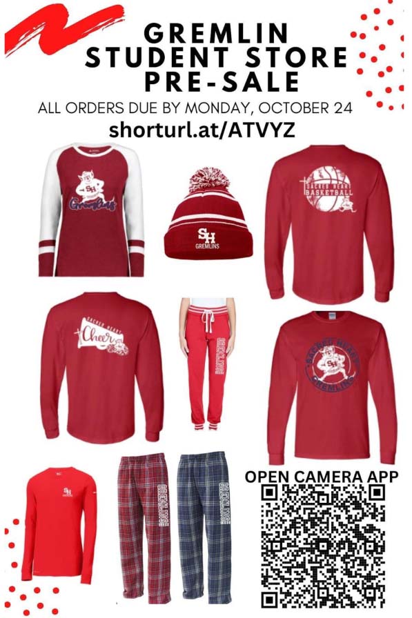 Gremlin Student Store Pre-Sale: Basketball, Cheer, Gremlin Gear, and ...