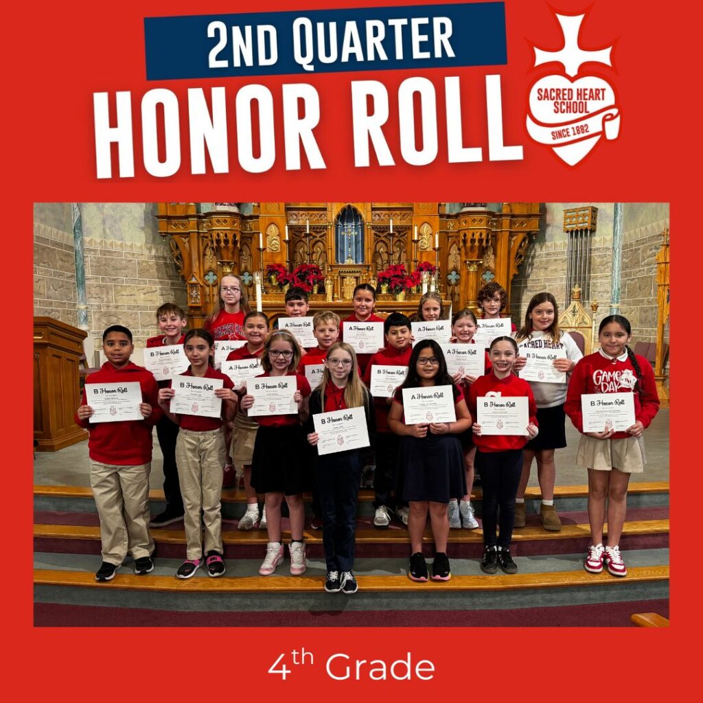2nd Quarter Honor Roll 2026 - Sacred Heart SchoolSacred Heart School